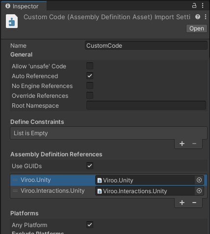 Custom Code | Viroo Documentation